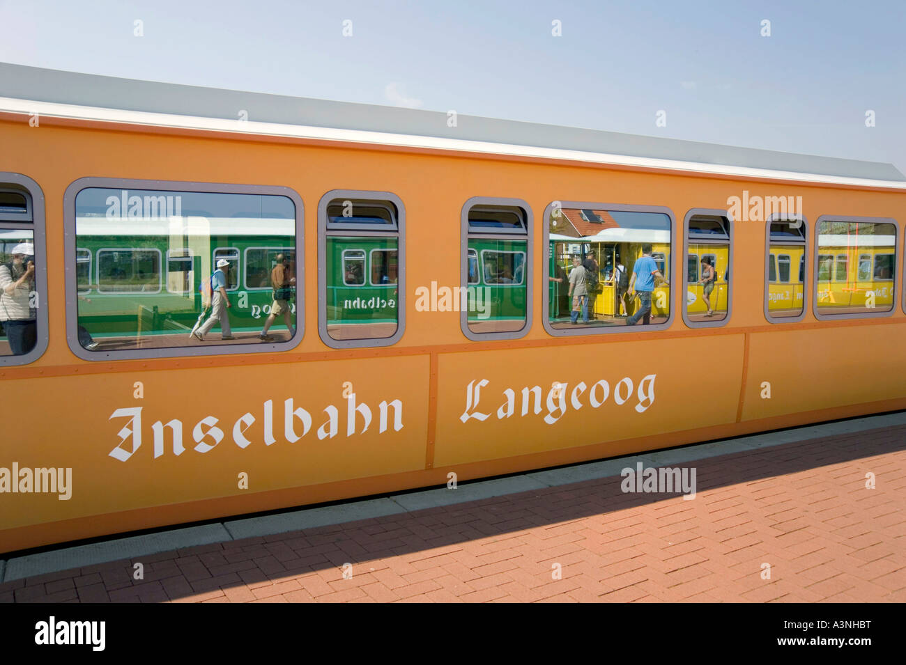 Island Train / Langeoog Stock Photo - Alamy
