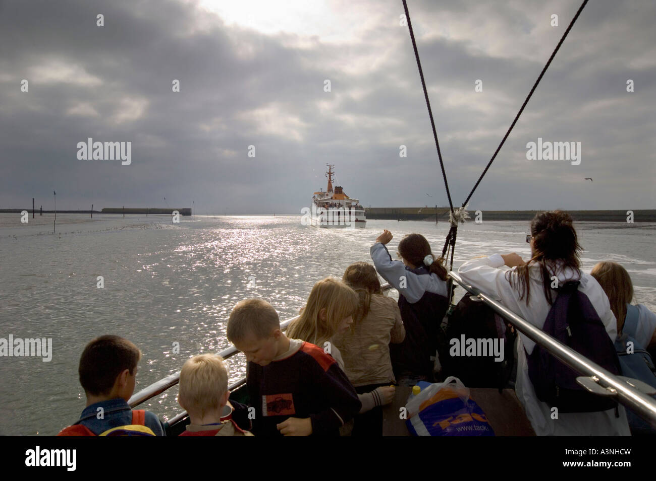 Langeoog ferry hi-res stock photography and images - Alamy