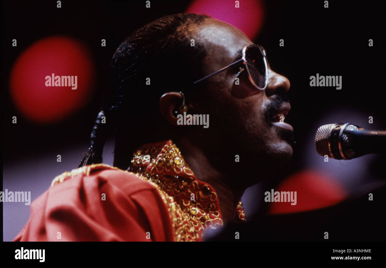 STEVIE WONDER US musician Stock Photo - Alamy