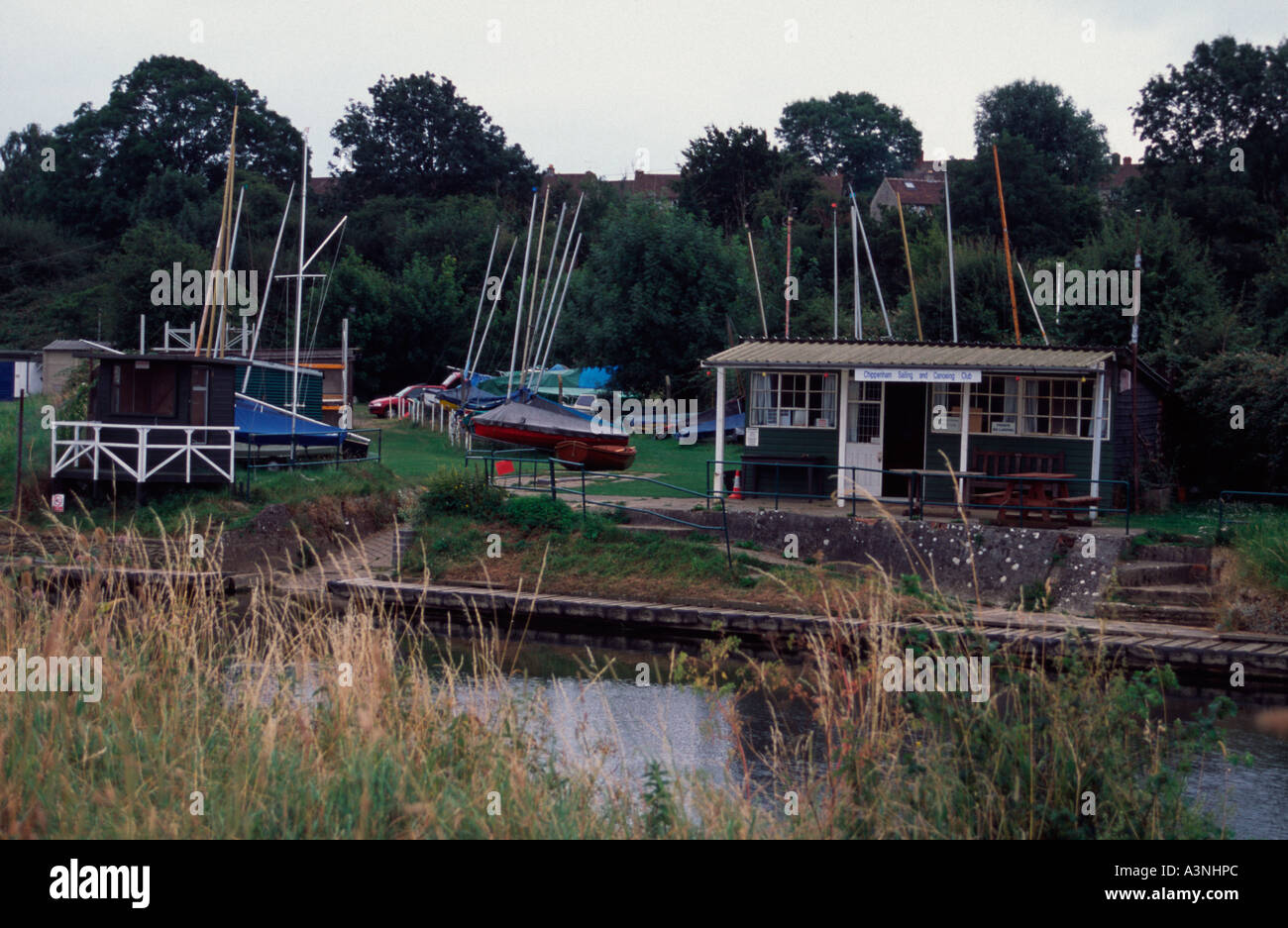 Chippenham Sailing and Canoing Club, River Avon, Wiltshire, England UK ...