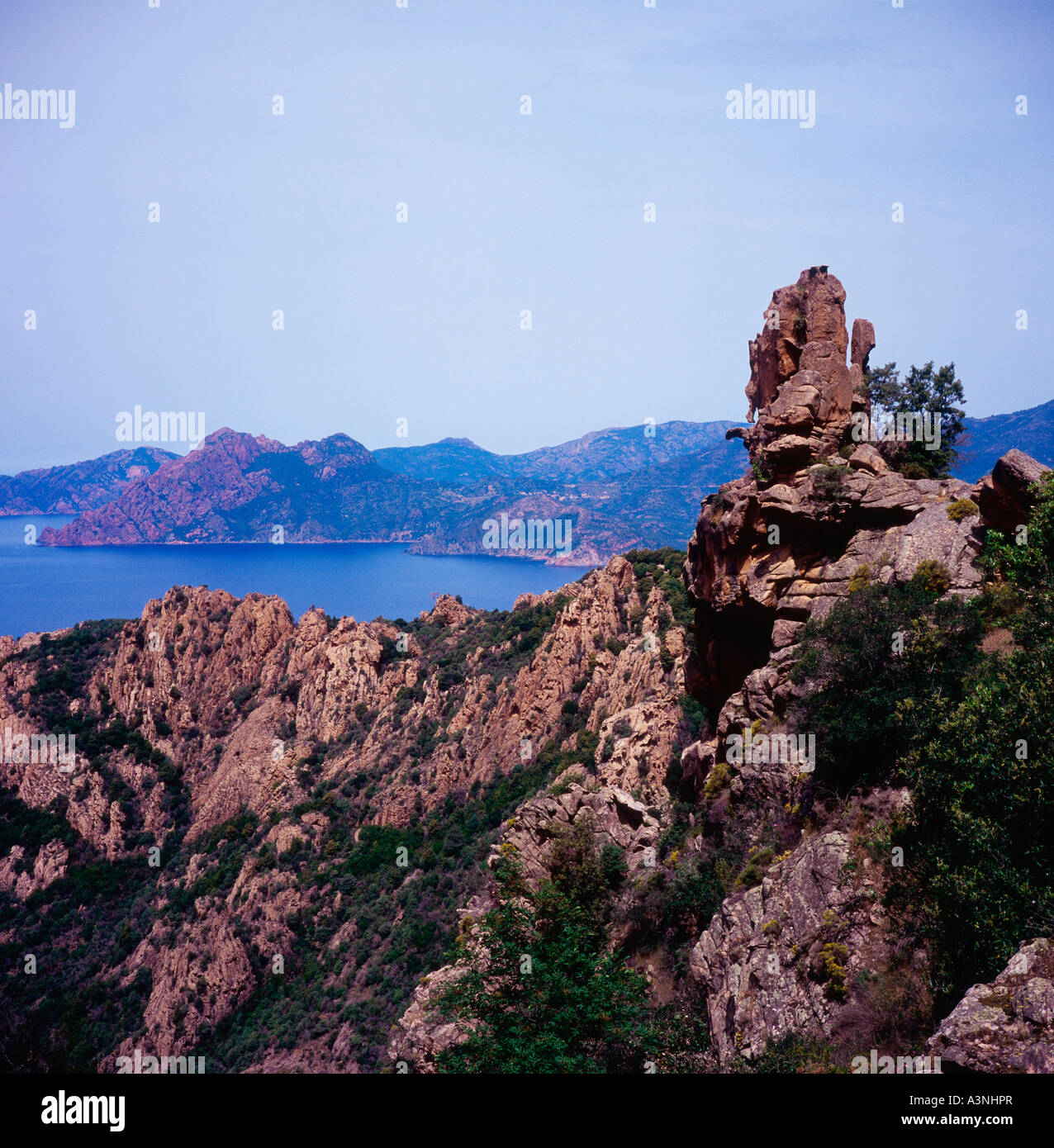 Calanques de Piana Stock Photo - Alamy