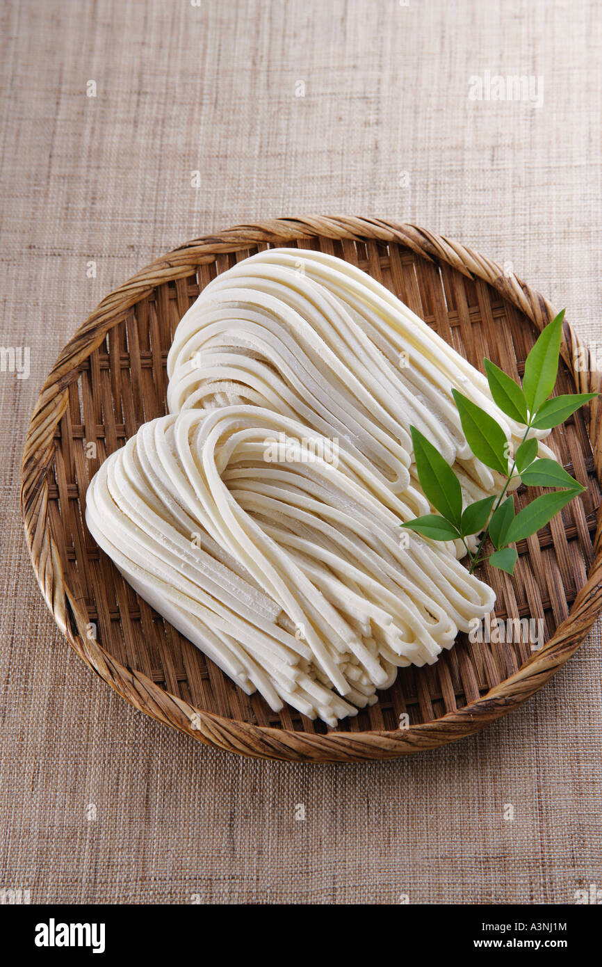 Japanese Wheat Noodles Stock Photo - Alamy