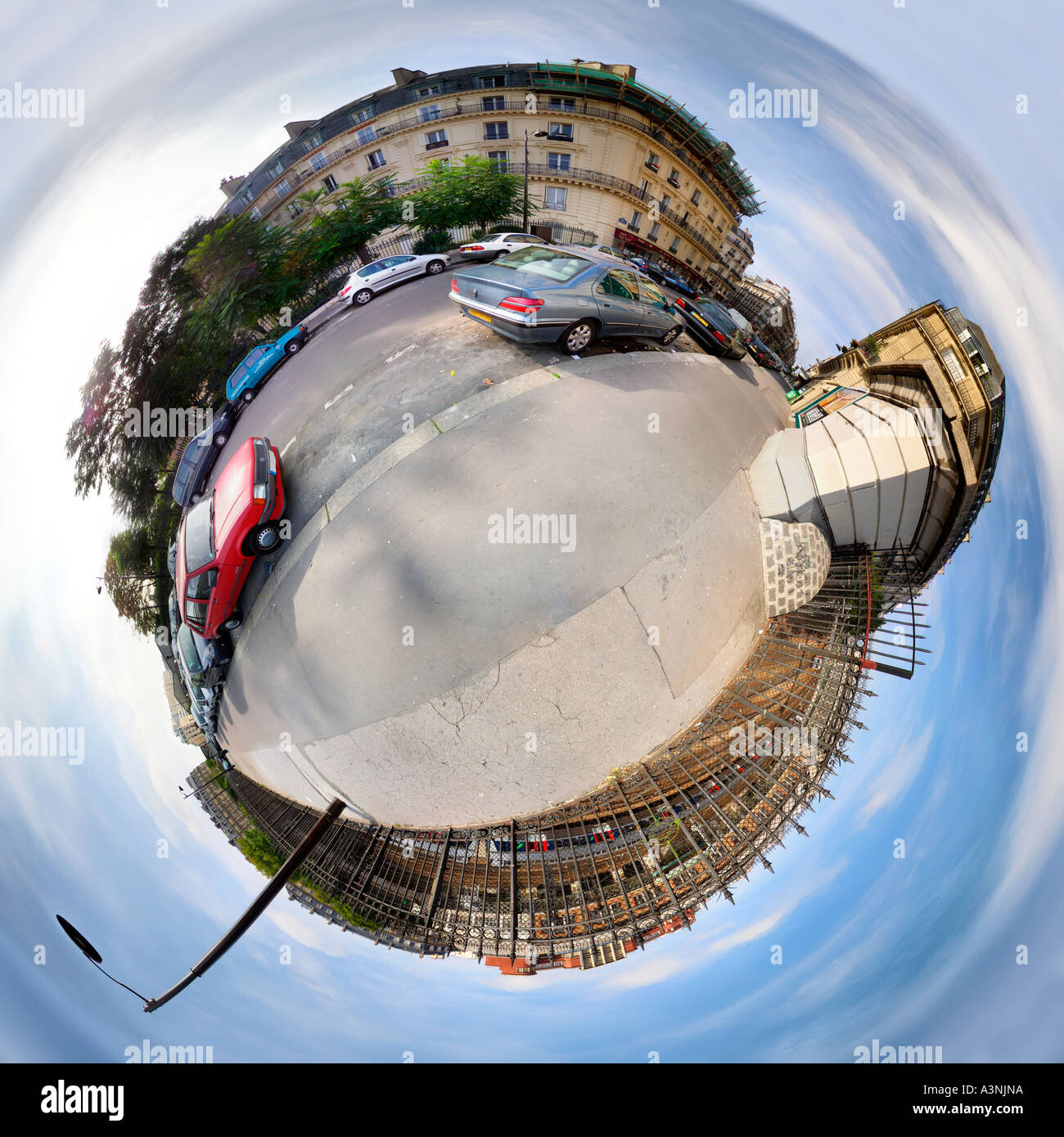 360 degrees panoramic view paris hi-res stock photography and images ...