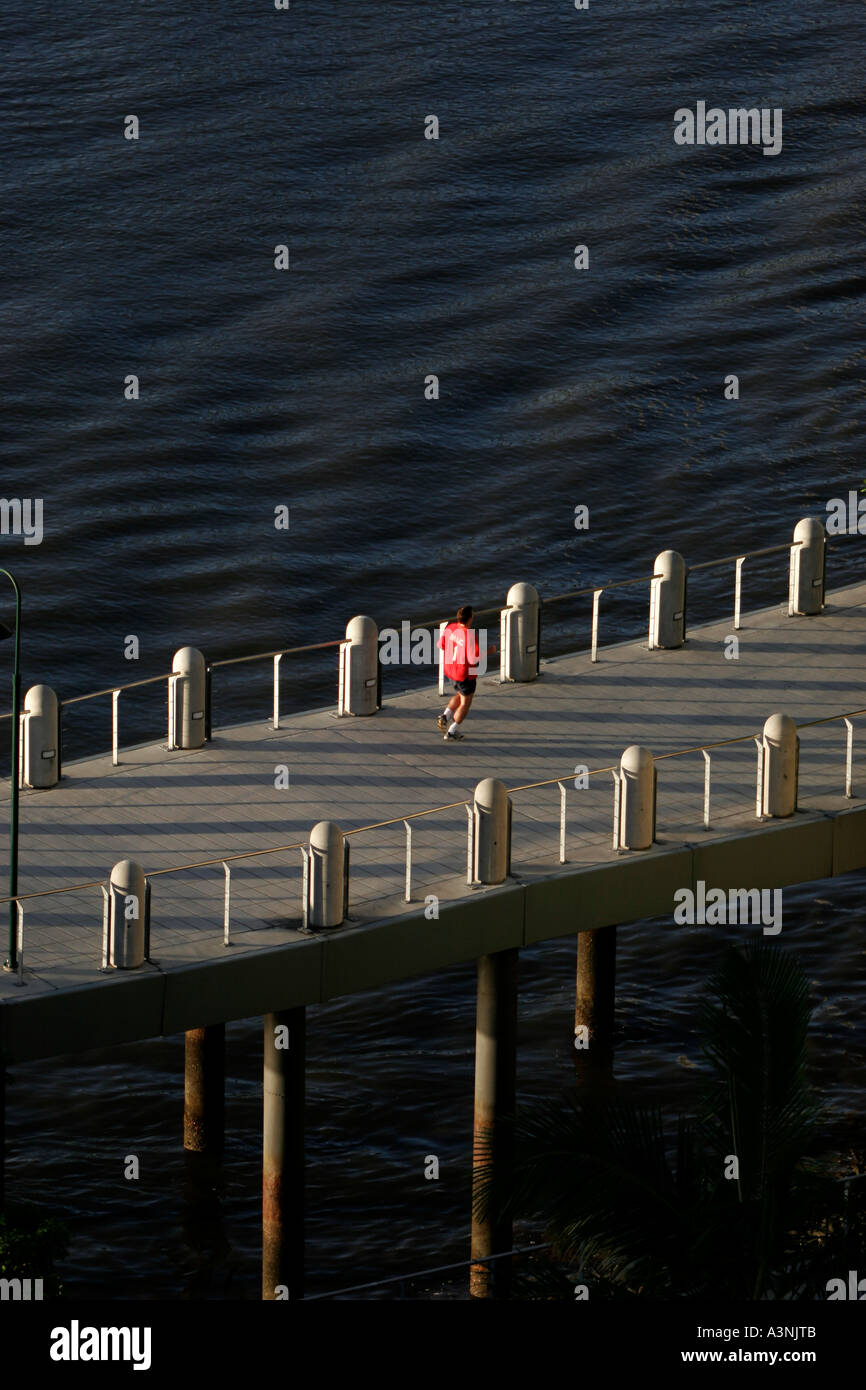 Brisbane river boardwalk hi-res stock photography and images - Alamy