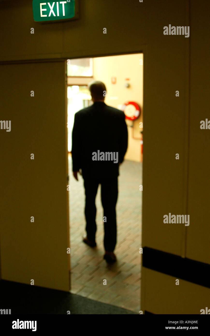 Man exits hi-res stock photography and images - Alamy