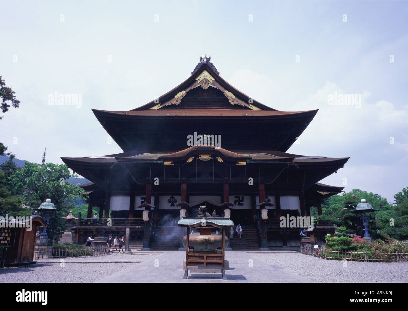 Zenkoji Temple Nagano Prefecture Japan Stock Photo - Alamy
