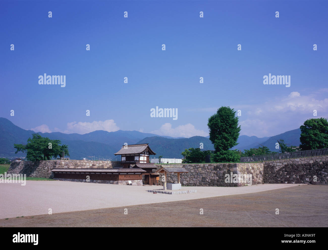Matsushiro castle ruins in Nagano Prefecture Japan Stock Photo - Alamy