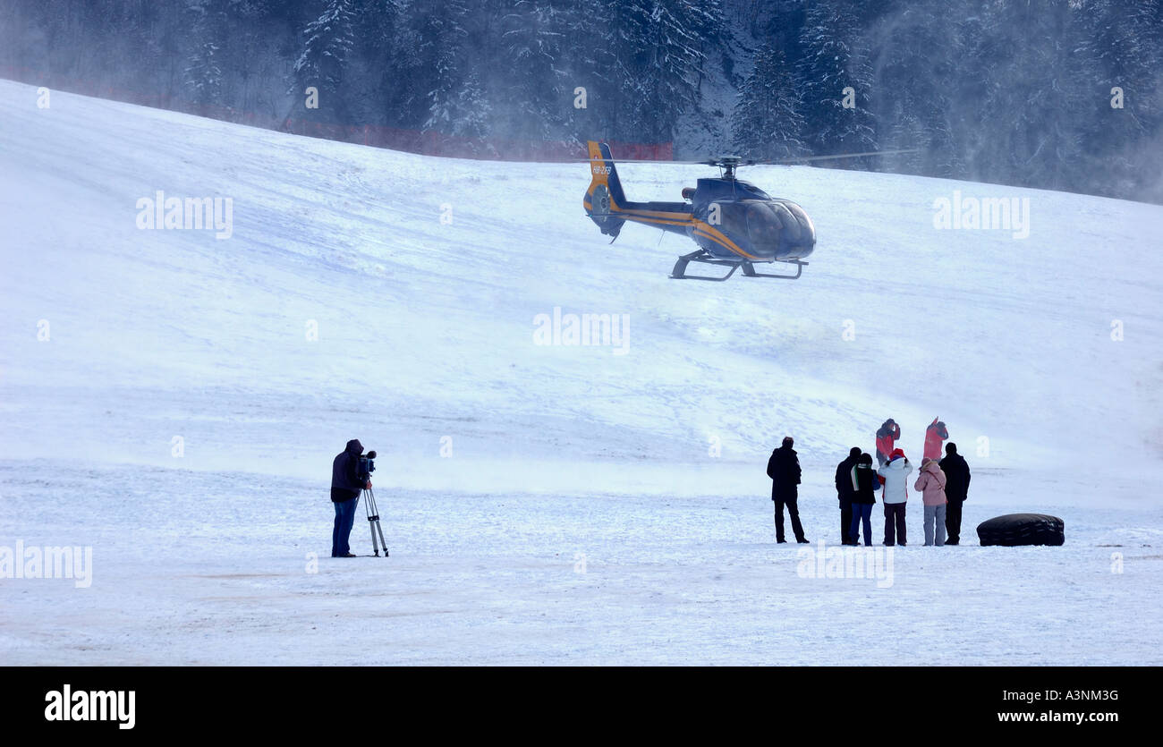 Filming helicopter hi-res stock photography and images - Alamy