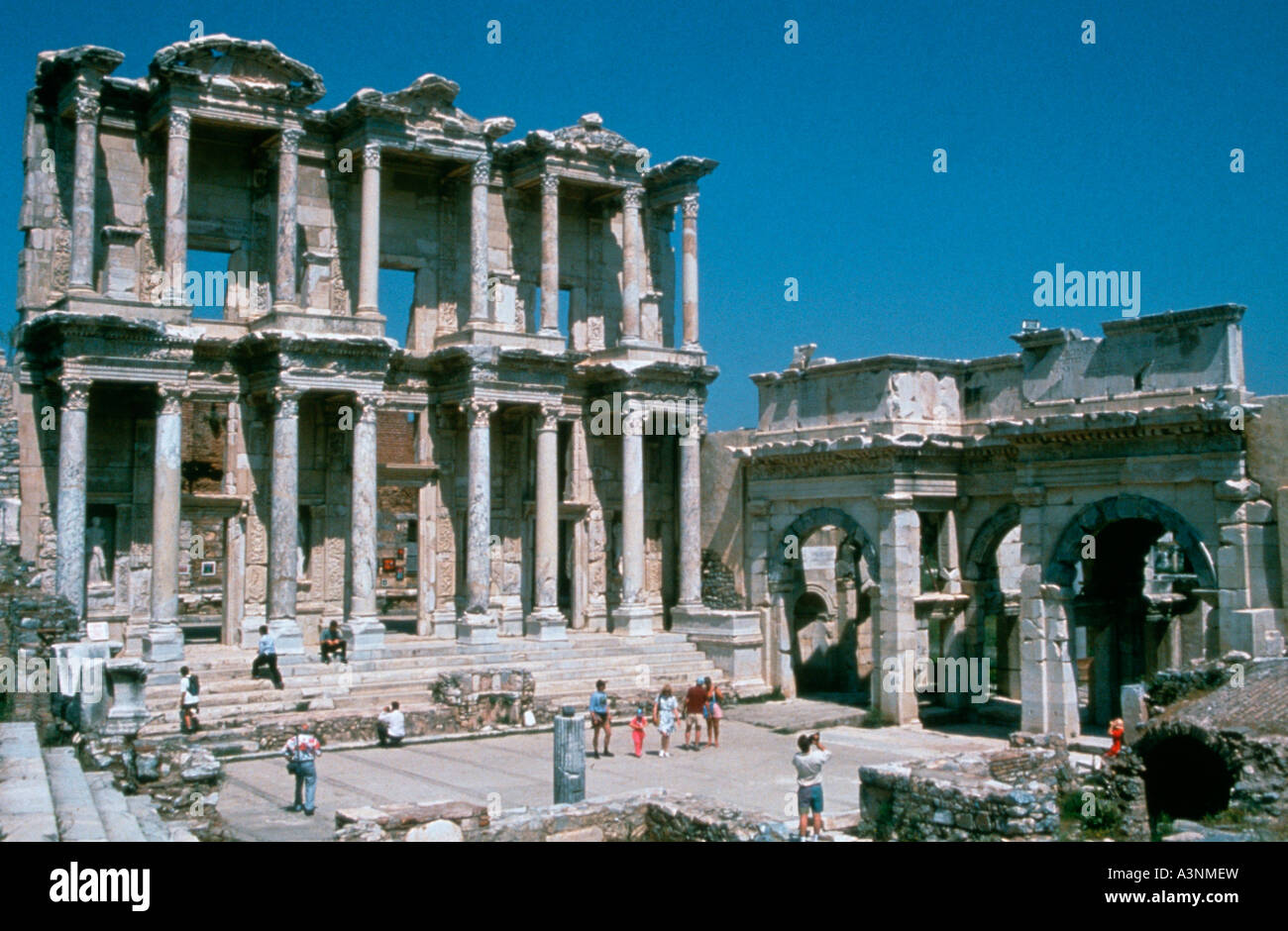 Celsus bibliotheque / Ephesos Stock Photo - Alamy