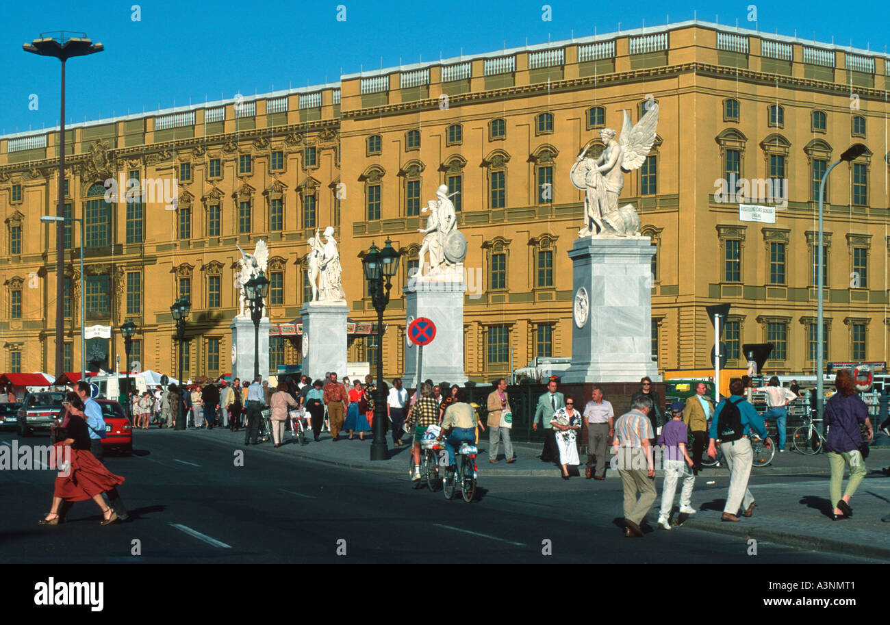 Stadtschloss, dummy for a new buildung of the former, historic ...