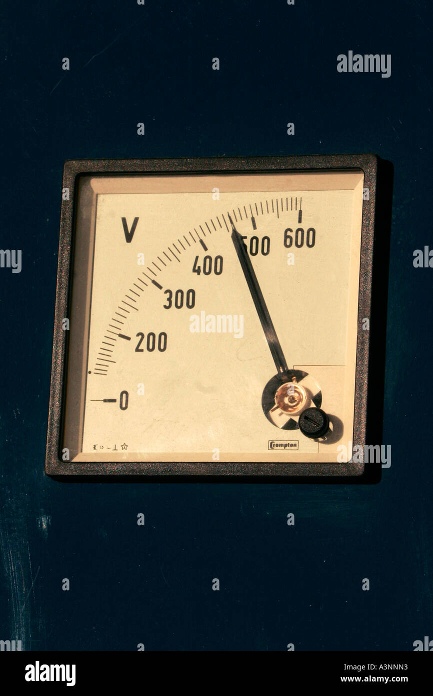 Electrical Meter in Electricity Sub Station Stock Photo - Alamy