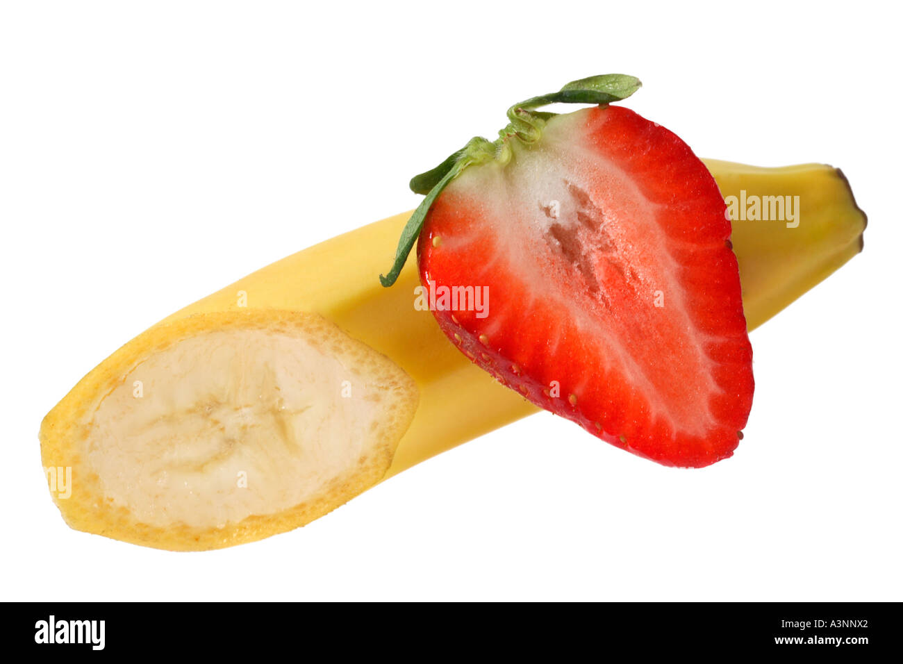 Strawberry banana hi-res stock photography and images - Alamy