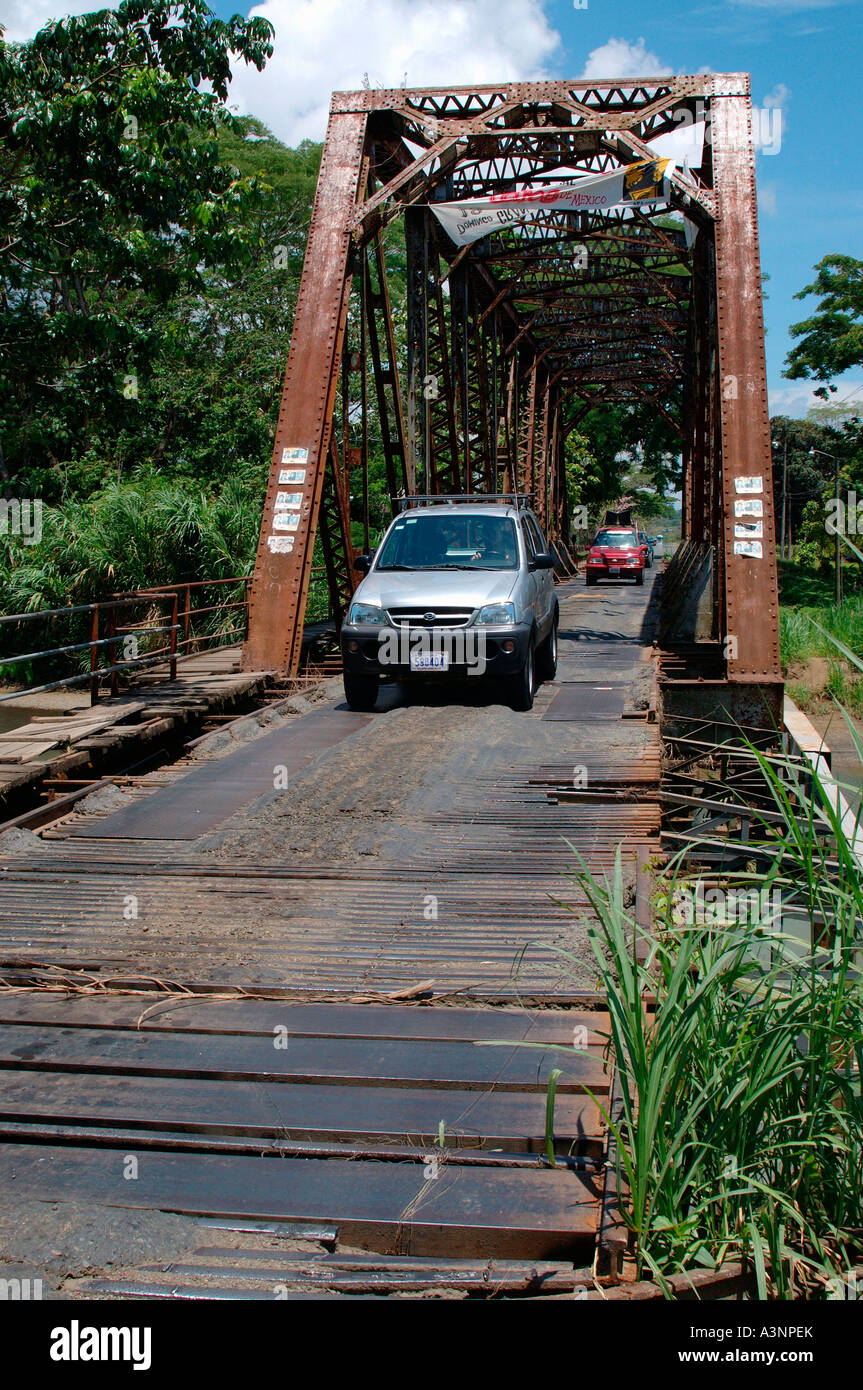 Cars on bridge Stock Photo - Alamy