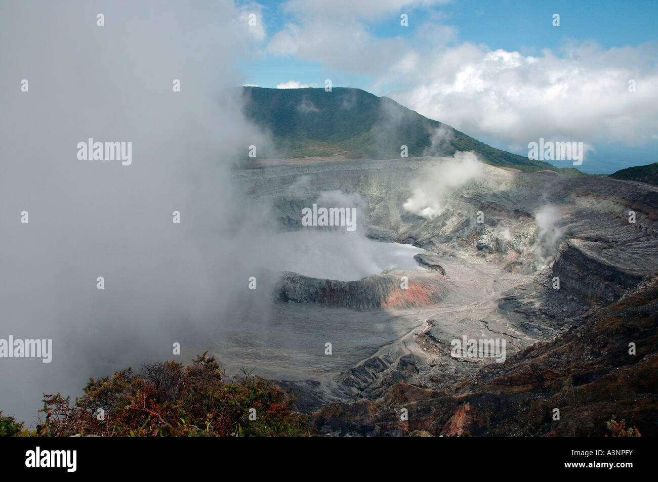 Volcano Poas Stock Photo - Alamy