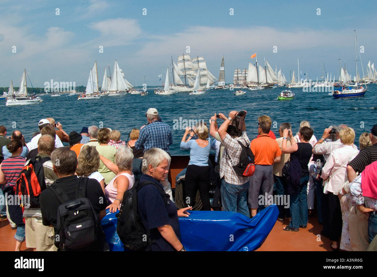 Bay of Kiel / Sailing boats Stock Photo - Alamy