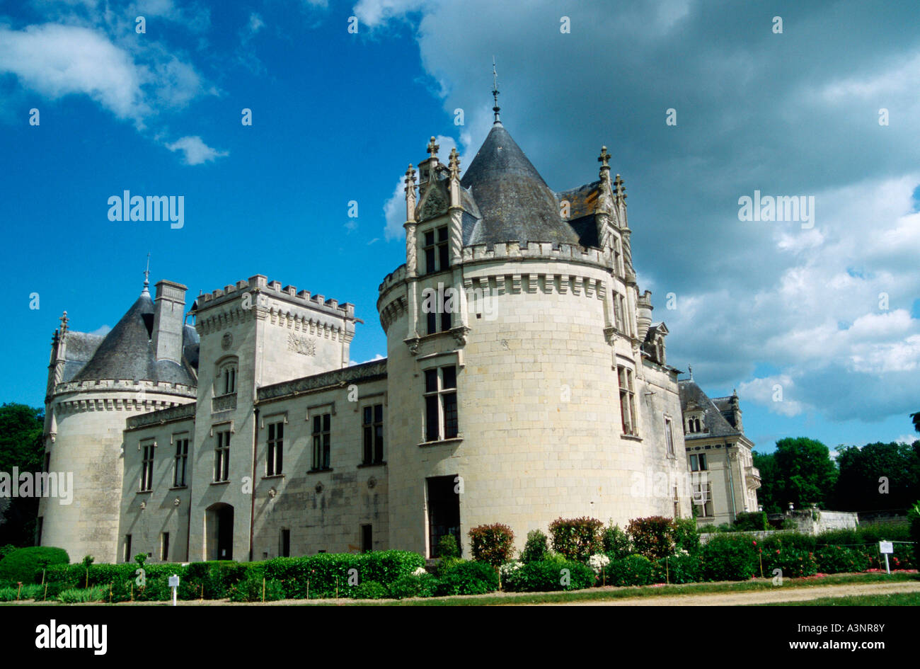 Chateau de Breze / Breze Stock Photo - Alamy