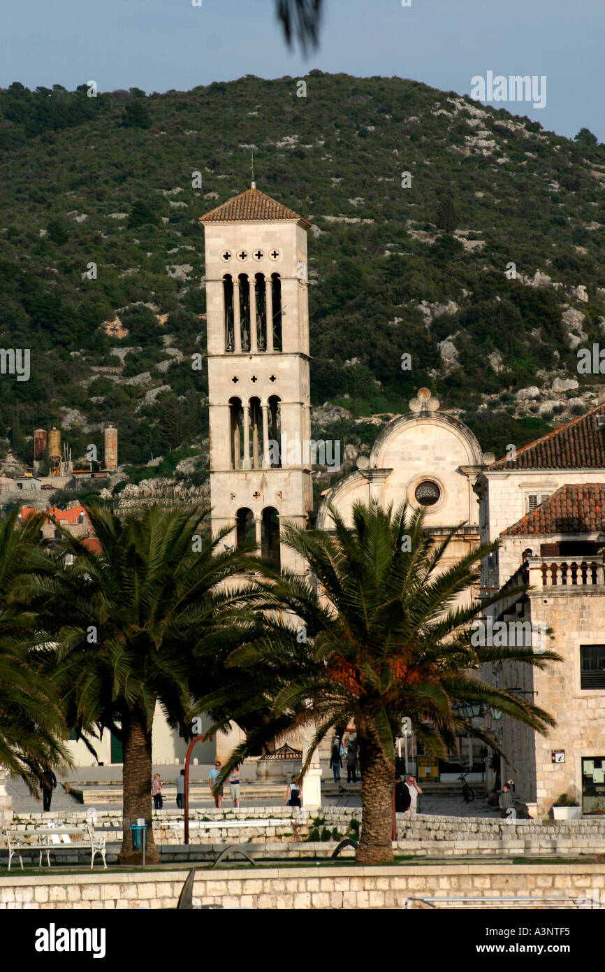 Cathedral of St Stephen Hvar Town Hvar Island Croatia Stock Photo - Alamy
