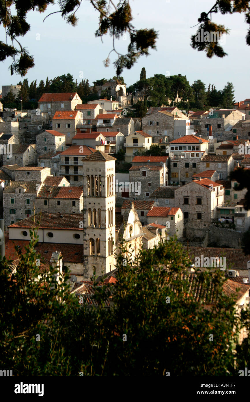 Cathedral of St Stephen Hvar Town Hvar Island Croatia Stock Photo - Alamy