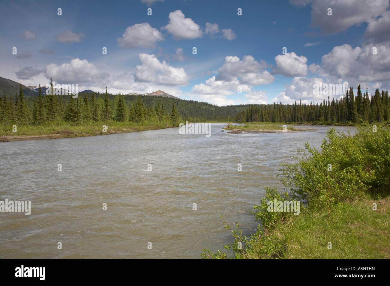 Susitna River along the Denali Highway, Alaska Stock Photo - Alamy