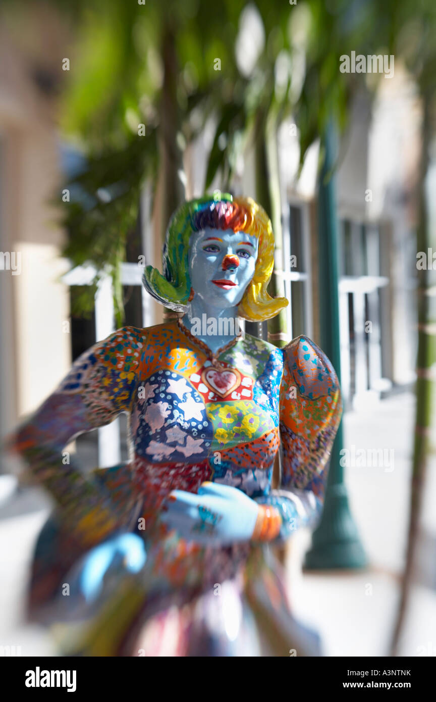 A Clown statue in the Clowning Around Town charity project in Sarasota ...
