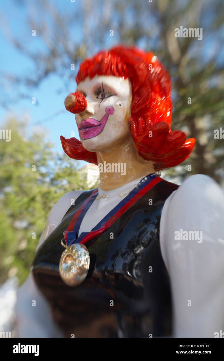A Clown statue in the Clowning Around Town charity project in Sarasota ...