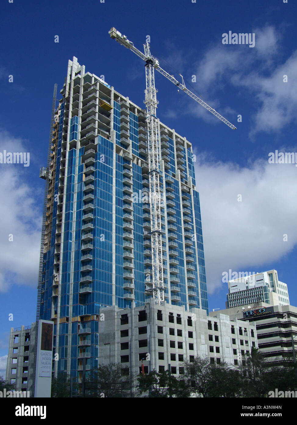 New building construction in Tampa Florida Stock Photo - Alamy