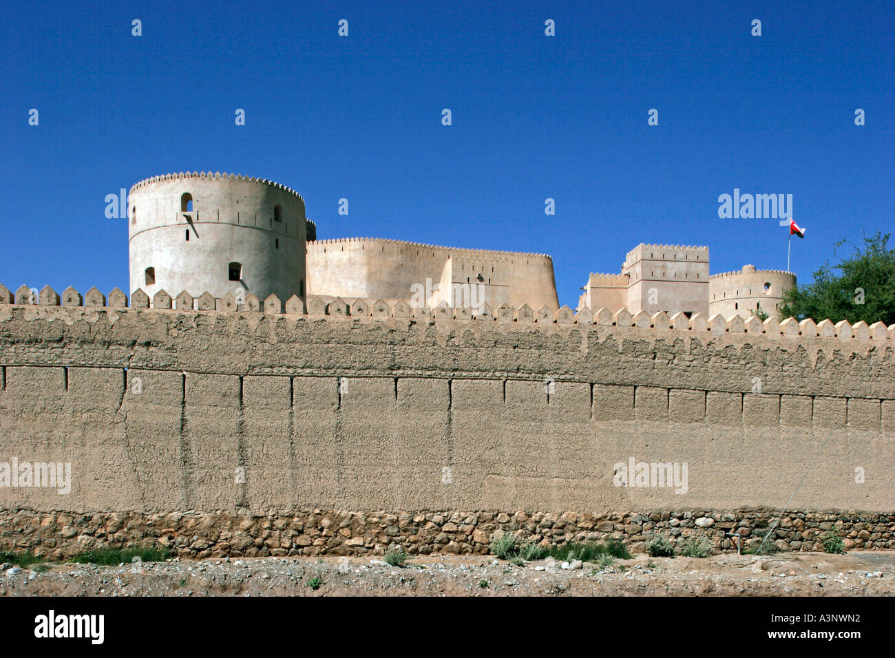Oman Fort Qalaat al Qesra of Rustaq Stock Photo - Alamy