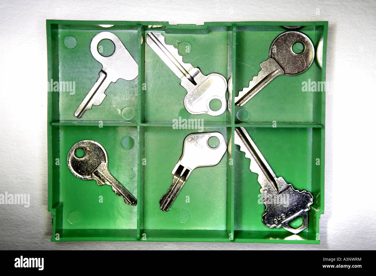 Keys in box Stock Photo - Alamy