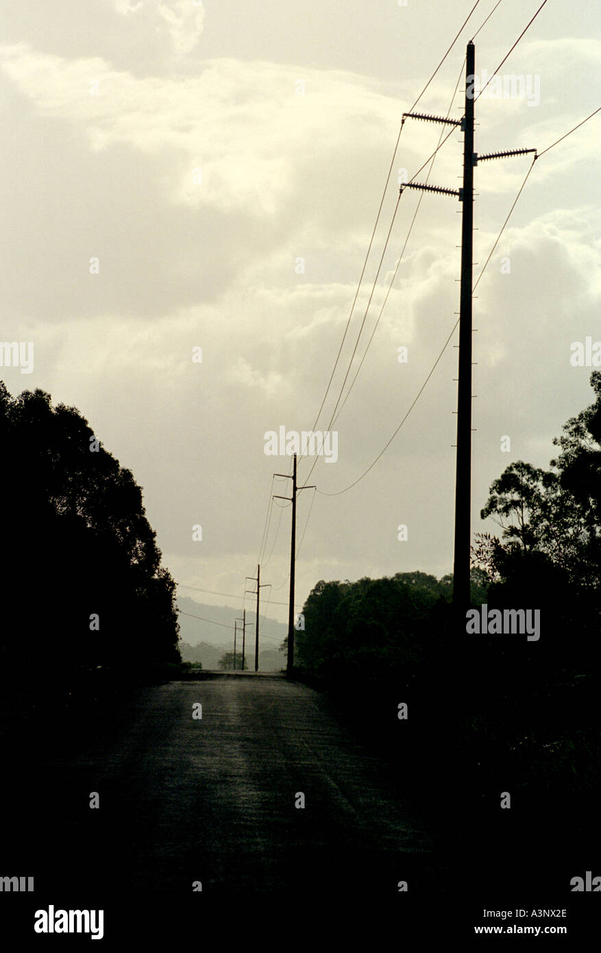 A DESOLATE STREET SCENE Stock Photo - Alamy