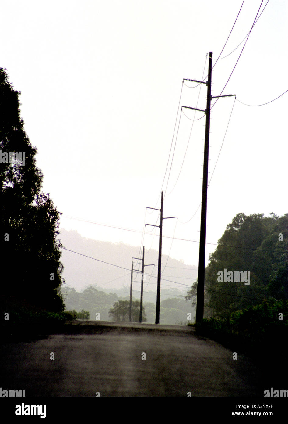 A DESOLATE STREET SCENE Stock Photo - Alamy