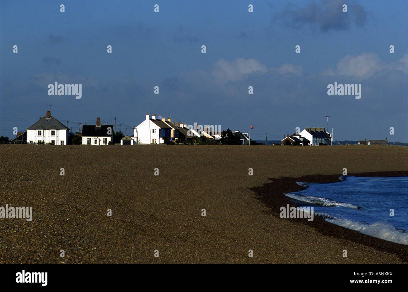 The isolated hamlet of Shingle Street, Suffolk, UK Stock Photo - Alamy