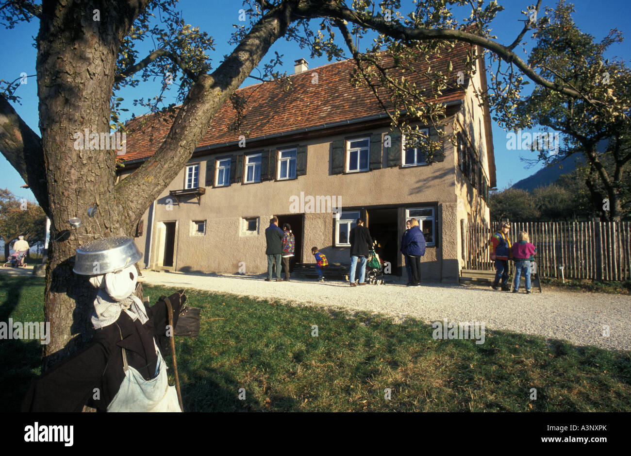 Old farmhouse at the outdoor museum Beuren Swabian Alb Baden ...