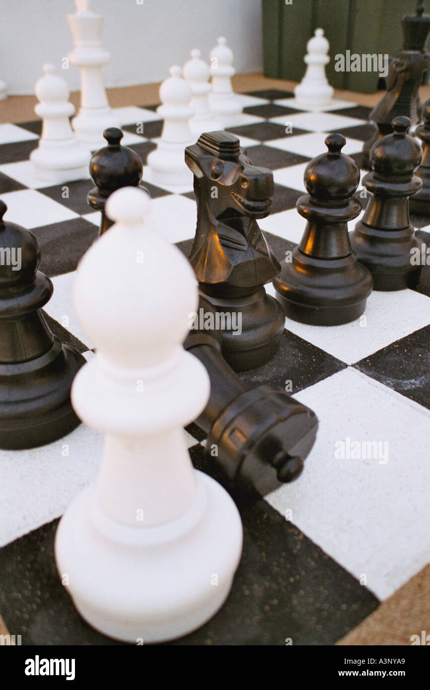 Deck chess on a cruise ship Stock Photo - Alamy