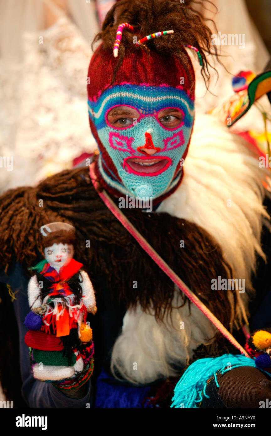 Peru man with mask hi-res stock photography and images - Alamy
