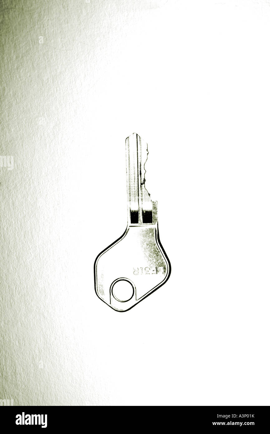 Key isolated on white background Stock Photo - Alamy