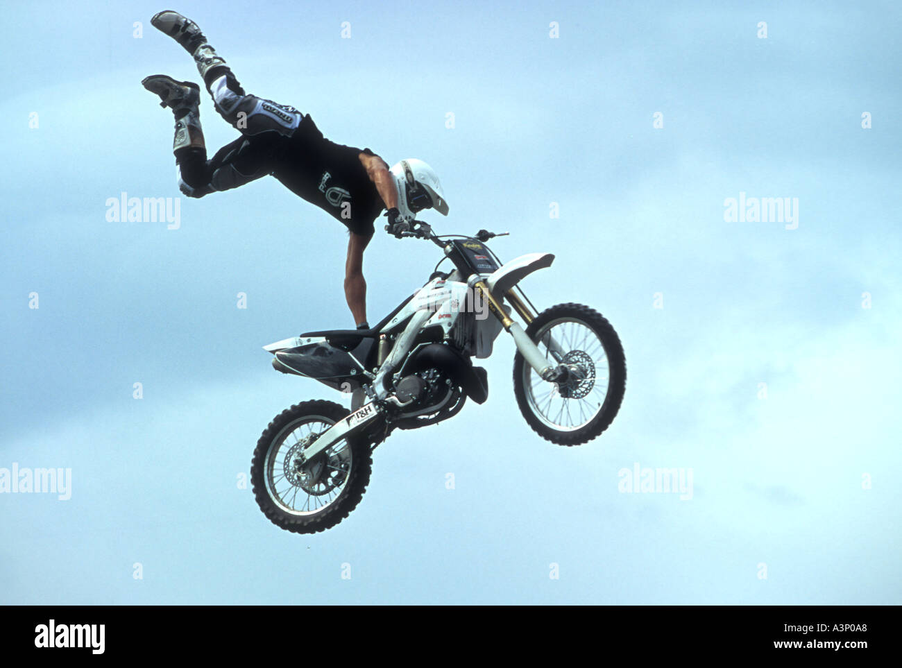 Motorcycle display at Clapham Common London Stock Photo - Alamy