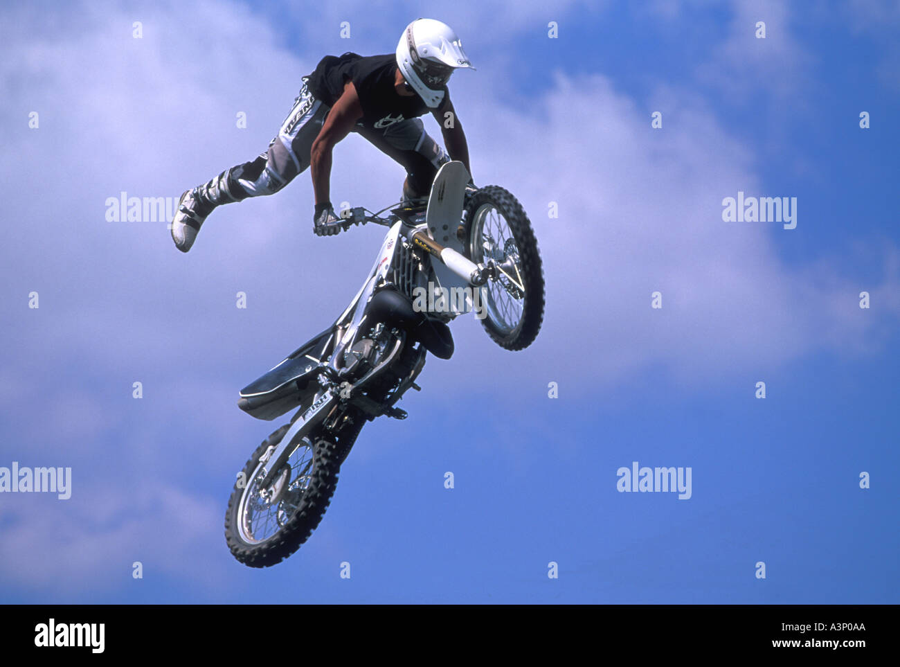 Motorcycle trick hi-res stock photography and images - Alamy