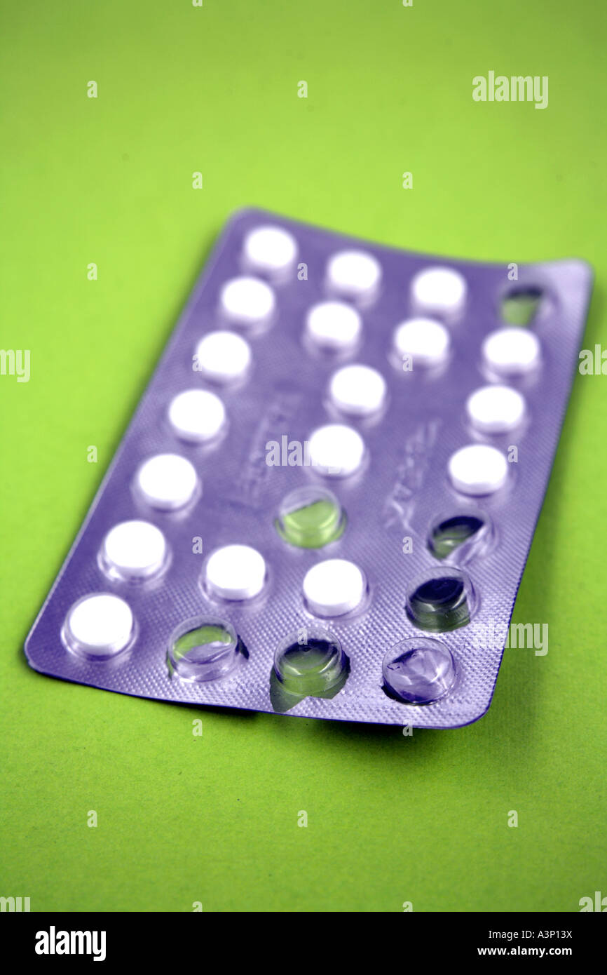 Pills in pack Stock Photo - Alamy