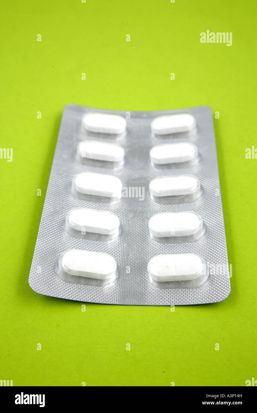 Capsules in packaging Stock Photo - Alamy