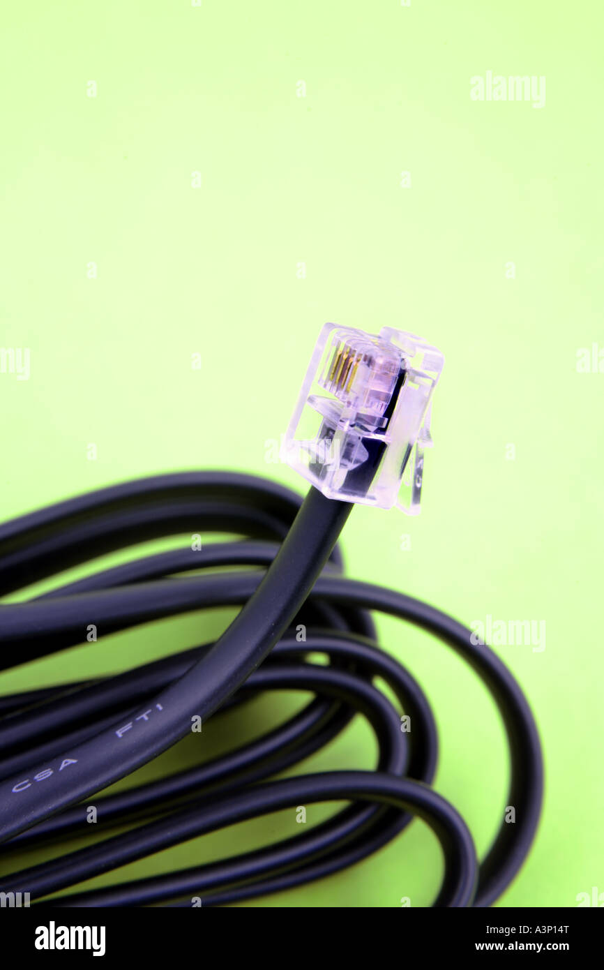 Plug and cable Stock Photo - Alamy