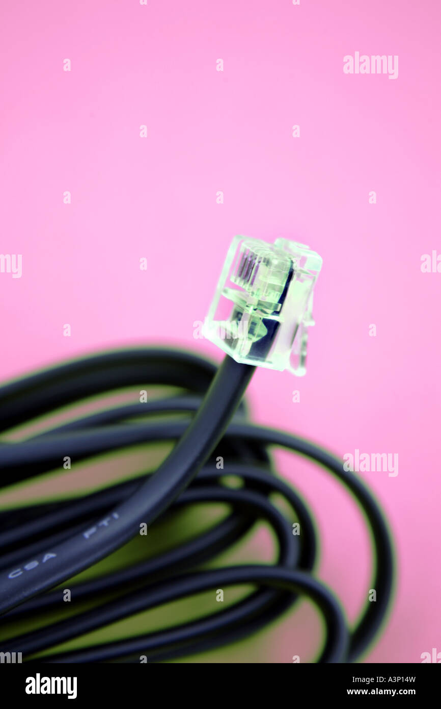 Plug and cable Stock Photo - Alamy