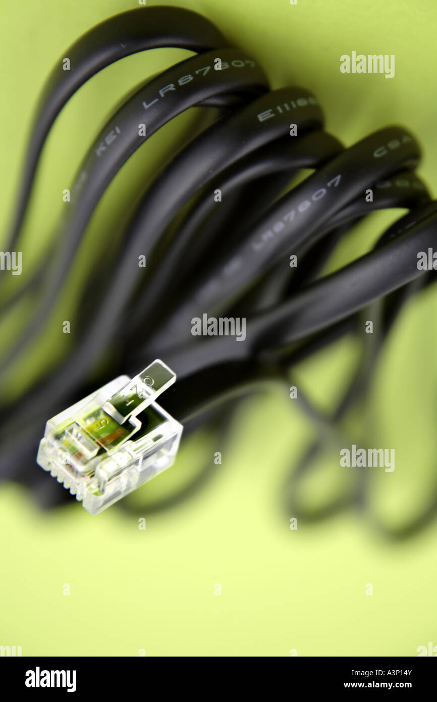 Plug and cable Stock Photo - Alamy