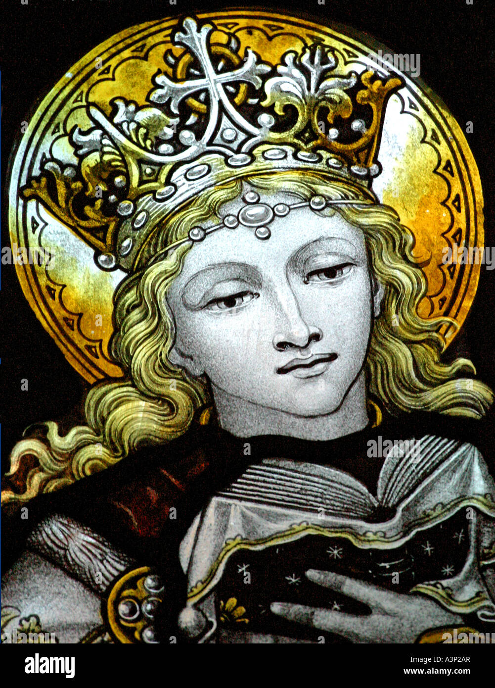 Stained glass window Stock Photo - Alamy