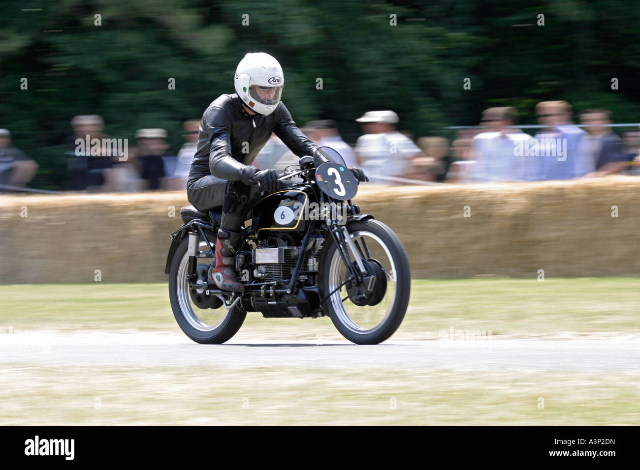 Racing Velocette at Goodwood Stock Photo - Alamy
