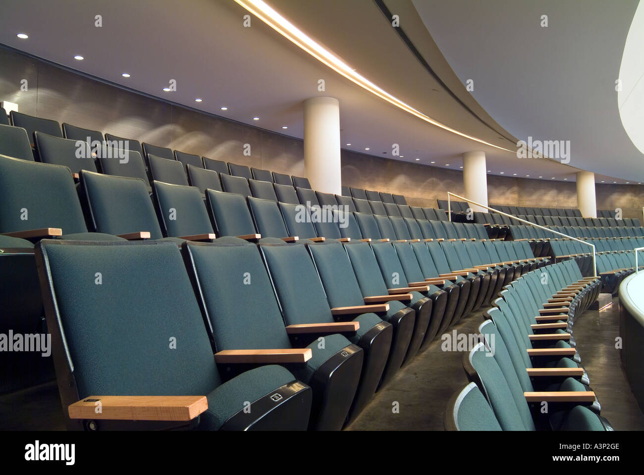 Empty Seating In Large Auditorium Hall Stock Photo - Alamy