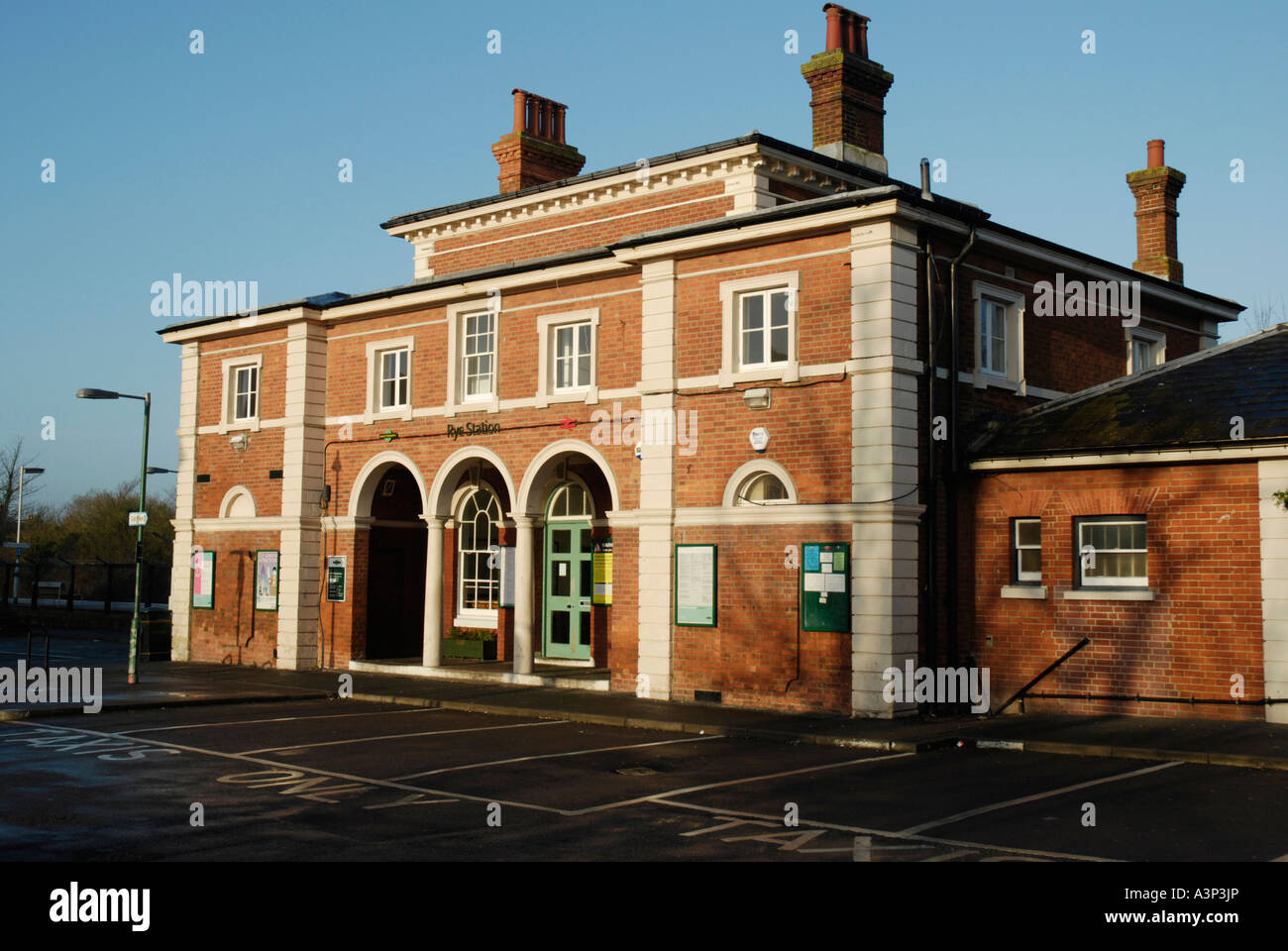 Rye railway station in Sussex England Stock Photo - Alamy