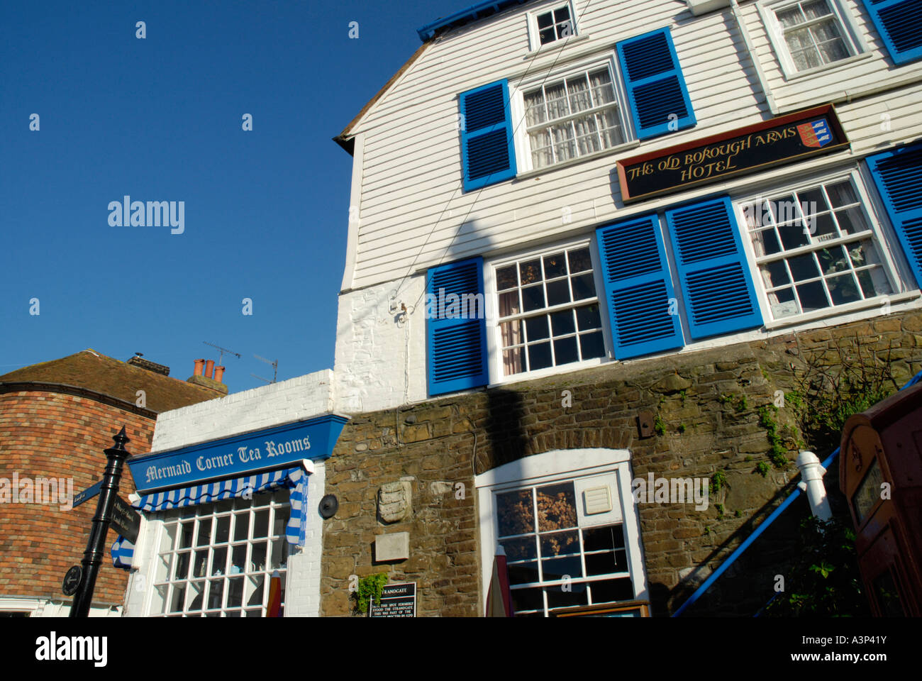 The Old Borough Arms Hotel and Mermaid Corner Tea Rooms in The Strand ...