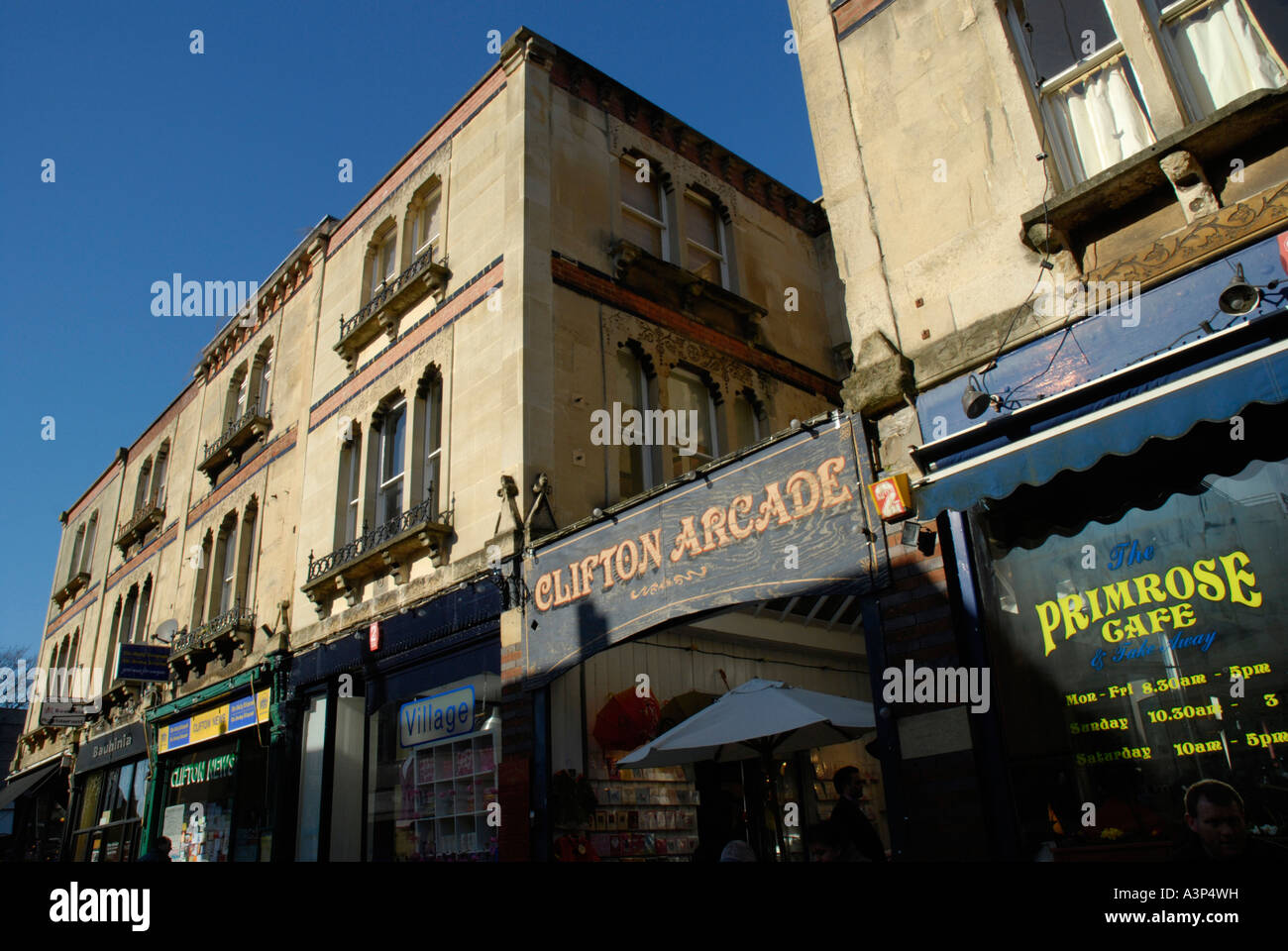 The area surrounding Clifton Arcade in Boyces Avenue Bristol ...
