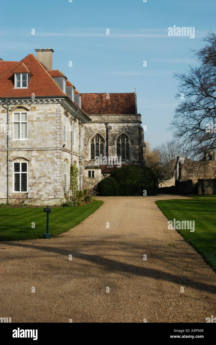 Wolvesey Palace, Winchester, Hampshire, England Stock Photo - Alamy