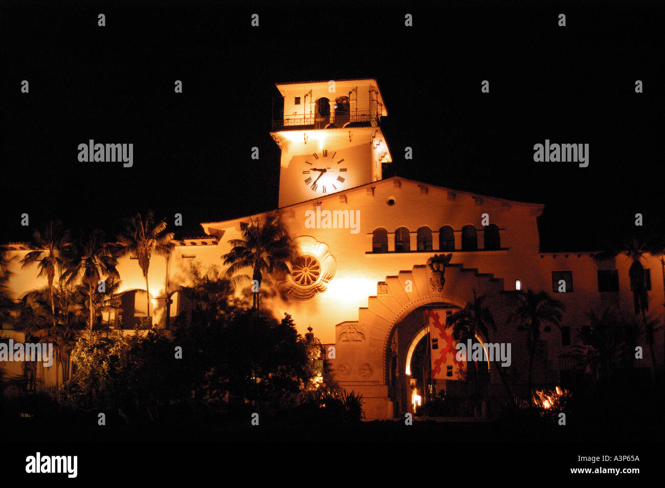 Santa Barbara County Courthouse Stock Photo - Alamy